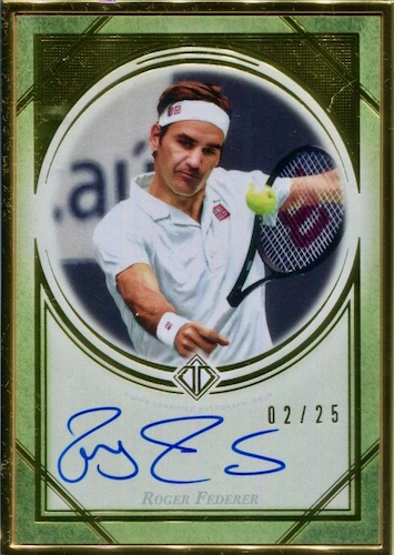 2020 Topps Transcendent Collection Tennis Hall of Fame Checklist, Date