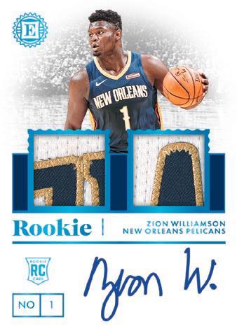 2019-20 Panini Encased Basketball Checklist, NBA Set Info, Boxes, Date