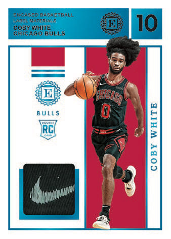 2019-20 Panini Encased Basketball Checklist, NBA Set Info, Boxes, Date