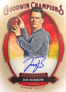 2020 Upper Deck Goodwin Champions Checklist, Odds, SP Info, Boxes