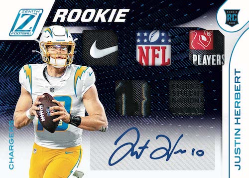 2020 Panini Zenith Football Checklist, NFL Set Info, Boxes, Date, Reviews