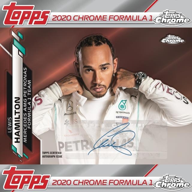 2020 Topps Chrome Formula 1 Racing Checklist, F1 Set Info, Boxes, Date