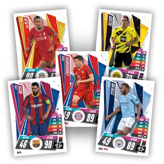 2020-21 Topps UEFA Champions League Match Attax Checklist, Extra Info