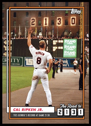2020 Topps X Cal Ripken 2131 Checklist, Set Info, Buy Boxes, Details