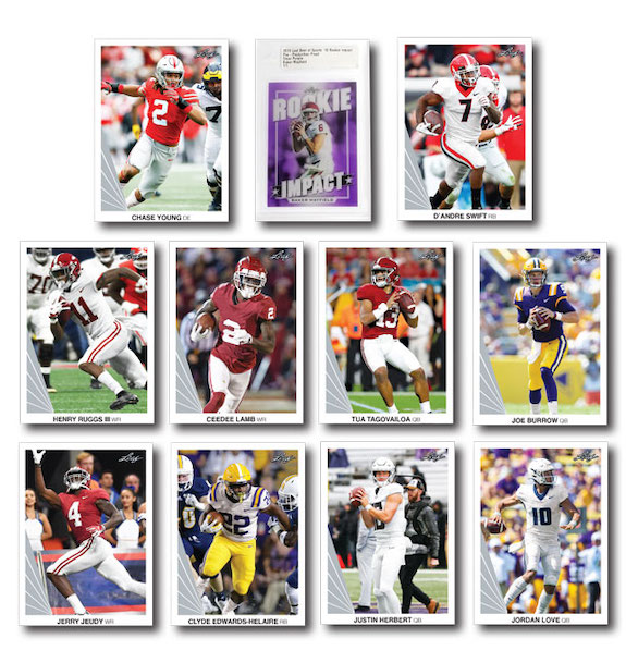 2020 Leaf Football Retail Trading Cards Checklist, Boxes, Date, Set Info
