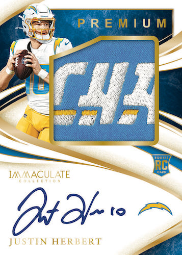 2020 Panini Immaculate Collection Football Checklist, NFL Set Info, Boxes