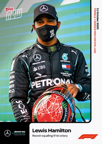 2020 Topps Now Formula 1 Checklist Info, Print Run Details, Buying Guide