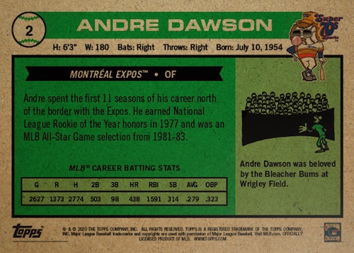 2020 Topps X Super 70s Sports Checklist, Set Info, Buy Boxes, Details