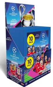 2020-21 Topps UEFA Champions League Sticker Checklist, Details, Boxes