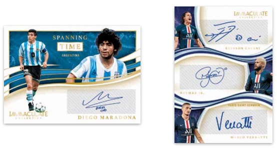 2020 Panini Immaculate Collection Soccer Checklist Info, Boxes, Date
