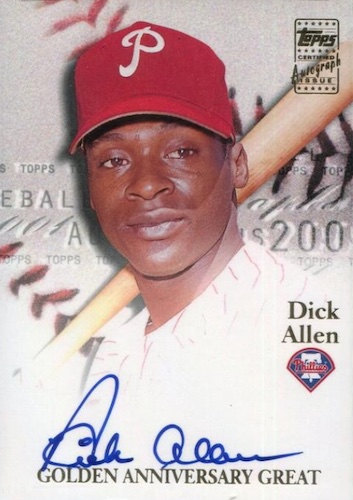 Top Dick Allen Cards, Best Rookies, Autographs, Most Valuable List