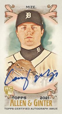 2021 Topps Allen & Ginter Baseball Checklist, Set Info, Boxes, Autographs