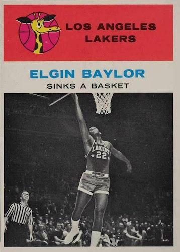 Elgin Baylor Rookie Card and Vintage Card Guide, Gallery, Top List