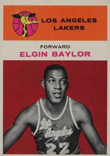 Elgin Baylor Rookie Card and Vintage Card Guide, Gallery, Top List