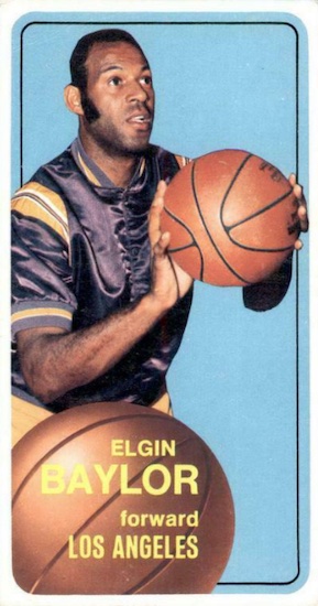 Elgin Baylor Rookie Card and Vintage Card Guide, Gallery, Top List