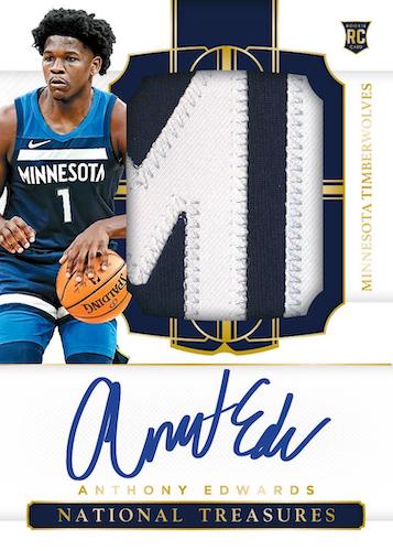 2020-21 Panini National Treasures Basketball Checklist, Set Info, Boxes