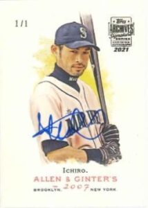 2021 Topps Archives Signature Series Retired Checklist, Set Detail, Boxes
