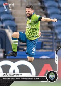 2021 Topps Now MLS Soccer Checklist, Set Info, Print Runs, Details