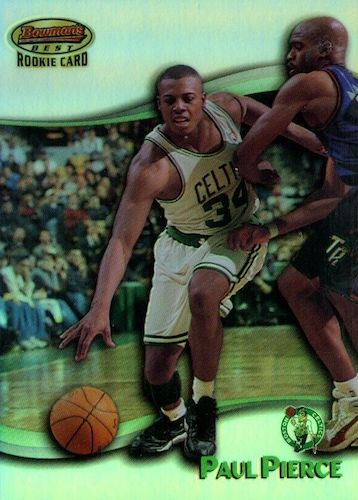 Paul Pierce Rookie Cards Checklist, Gallery, Best RCs, Most Valuable List