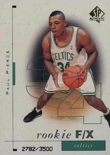 Paul Pierce Rookie Cards Checklist, Gallery, Best RCs, Most Valuable List