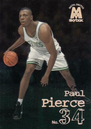 Paul Pierce Rookie Cards Checklist, Gallery, Best RCs, Most Valuable List