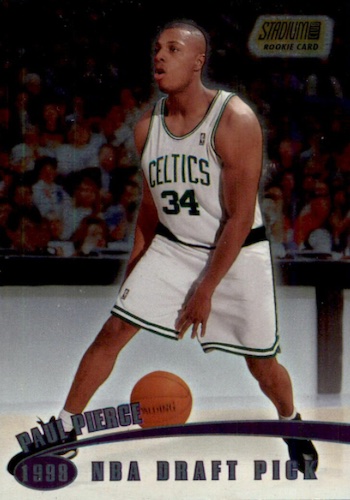 Paul Pierce Rookie Cards Checklist, Gallery, Best RCs, Most Valuable List