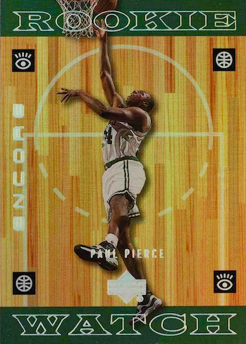 Paul Pierce Rookie Cards Checklist, Gallery, Best RCs, Most Valuable List