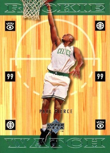 Paul Pierce Rookie Cards Checklist, Gallery, Best RCs, Most Valuable List