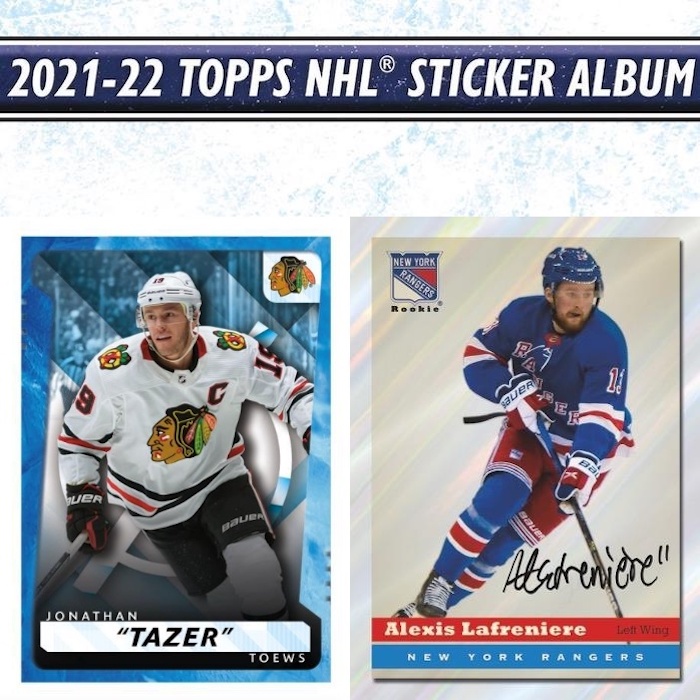 2021-22 Topps NHL Sticker Collection Checklist, Set Details, Boxes