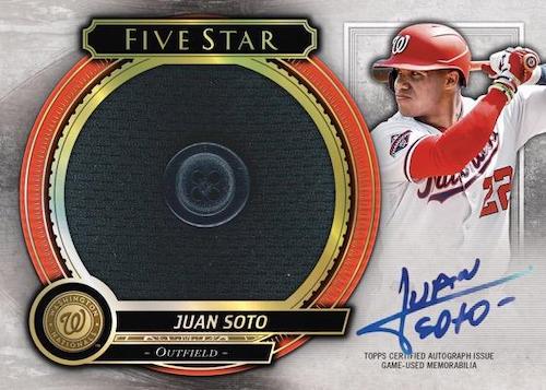 2021 Topps Five Star Baseball Checklist, Set Details, Boxes, Date
