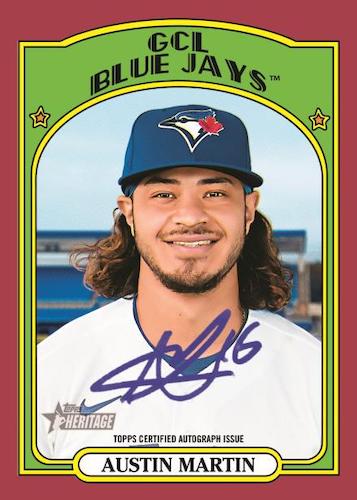 2021 Topps Heritage Minor League Baseball Checklist, Set Details, Boxes