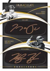 2021 Panini Immaculate Collection Baseball Checklist Details, Boxes, Date