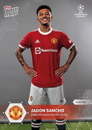 2021-22 Topps Now UEFA Champions League Checklist Info, Print Runs