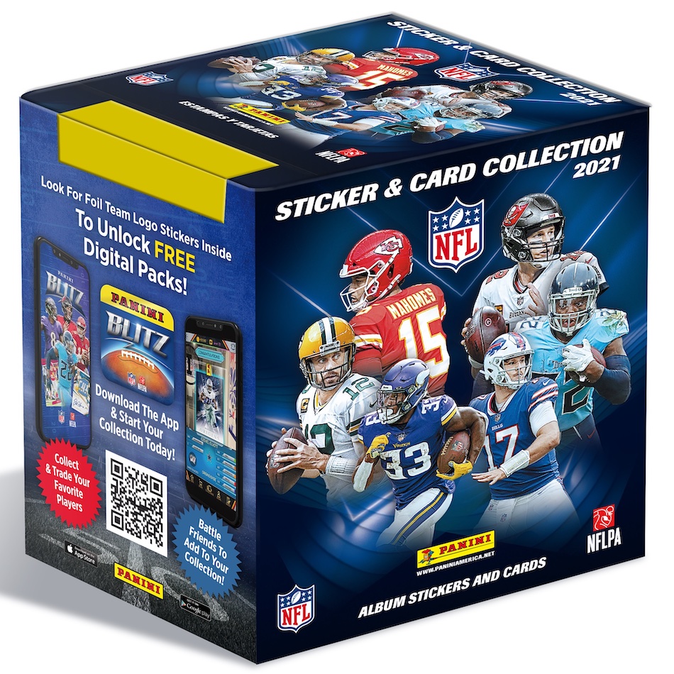 2021 Panini NFL Sticker & Card Collection Checklist, Set Info, Box