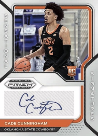 2021-22 Panini Prizm Draft Picks Basketball Checklist, Box Details