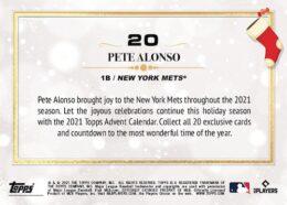 2021 Topps Advent Calendar Checklist, MLB Set Info, Print Runs