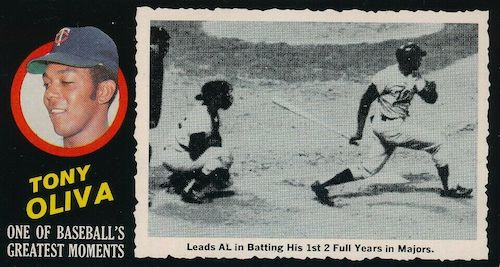 Top Tony Oliva Cards, Rookies, Vintage, Autographs, Most Valuable