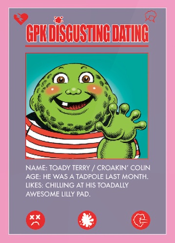 2022 Topps Garbage Pail Kids Valentine's Day Disgusting Dating