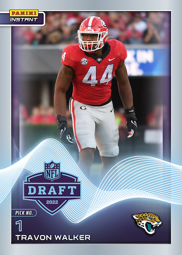 2022 Panini Instant NFL Draft Night Football Checklist, Buy Cards