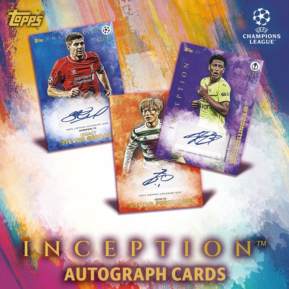 2021-22 Topps Inception UEFA Checklist, Set Info, Boxes, Reviews