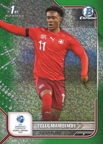 2022 Bowman Chrome Road to UEFA Under-21 Euros Checklist