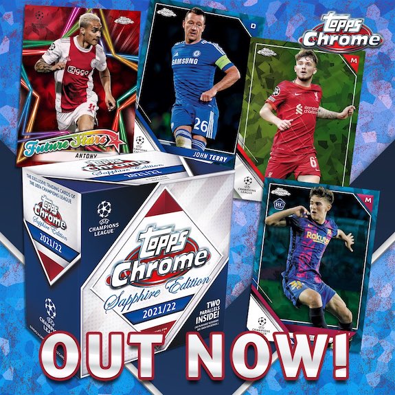 2021-22 Topps Chrome Sapphire UEFA Champions League Checklist