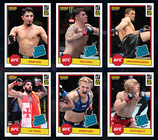 2022 Panini Instant UFC Rated Rookie Retro Checklist, Set Info