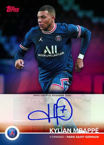 2021-22 Topps Paris Saint-Germain Team Set Checklist, Box Info