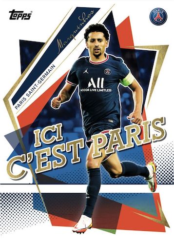 2021-22 Topps Paris Saint-Germain Team Set Checklist, Box Info