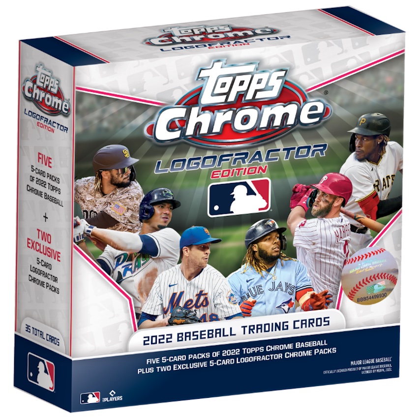 2022 Topps Chrome Logofractor Edition Baseball Checklist, Boxes