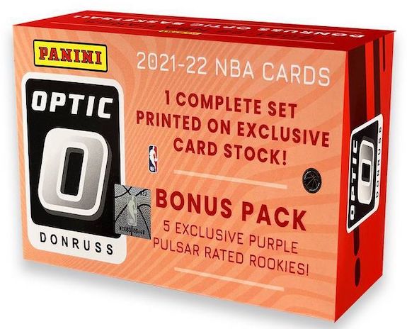 2021-22 Donruss Optic Basketball Box Set Checklist, Exclusives
