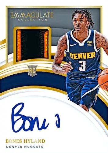 2021-22 Panini Immaculate Collection Basketball Checklist, Details
