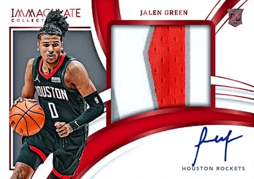 2021-22 Panini Immaculate Collection Basketball Checklist, Details