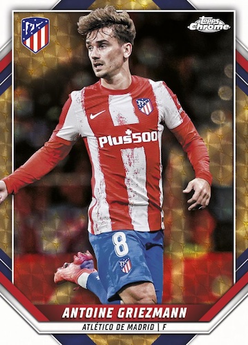 2021-22 Topps Chrome Atletico Madrid Checklist, Details, Boxes
